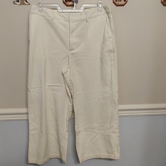 a new day | Pants & Jumpsuits | A New Day Womens Light Yellow Ribbed ...